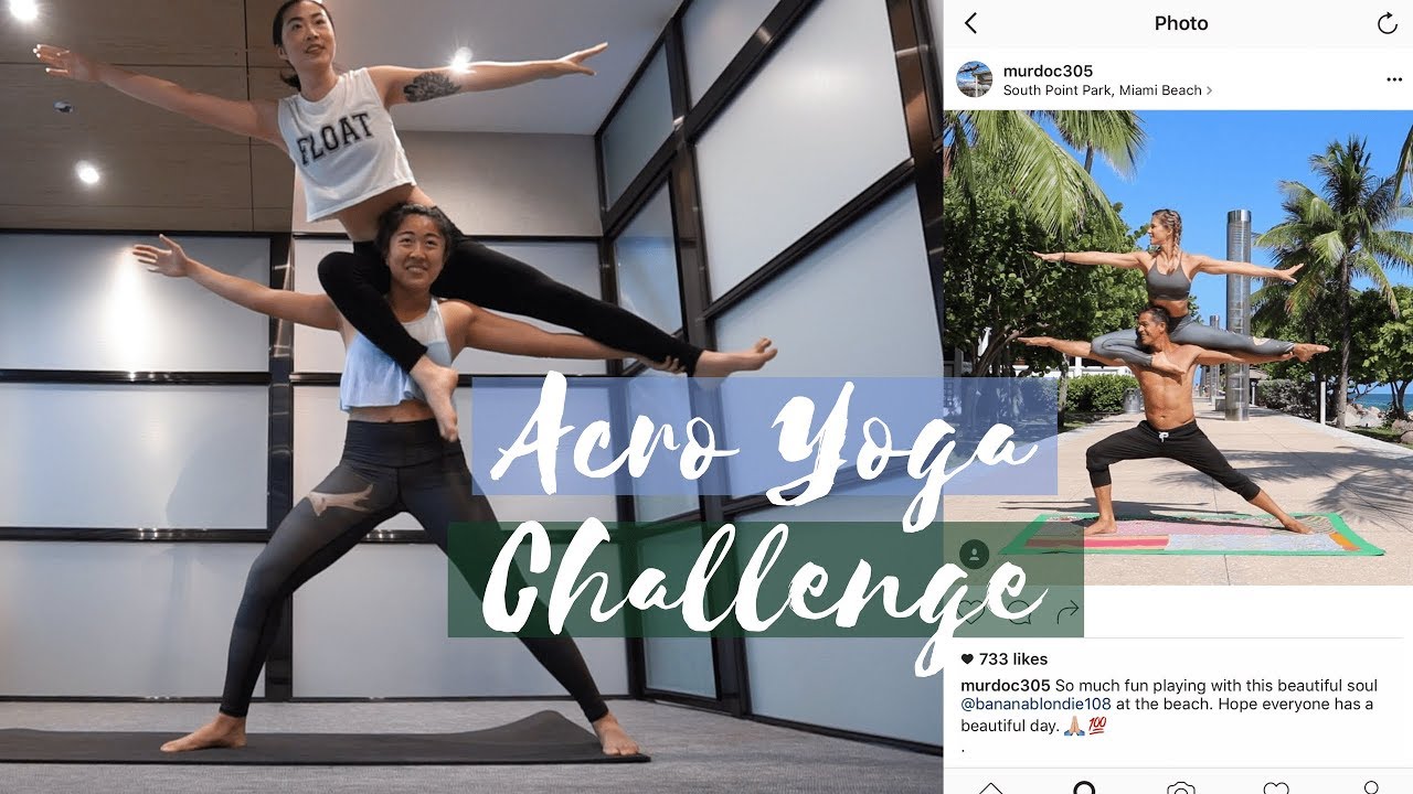 ACRO YOGA CHALLENGE!!! | DID WE FAIL? | feat. WSDYOGA - YouTube