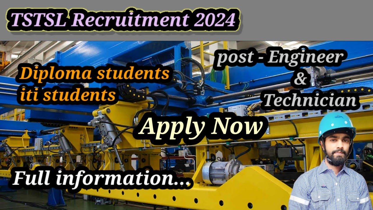 TSTSL Recruitment 2024 || tata Steel jobs || diploma & iti students ...