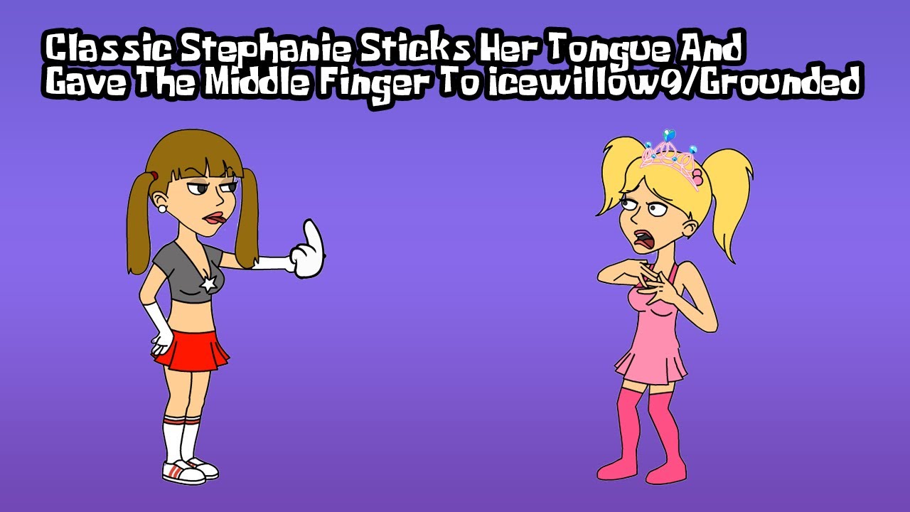 Classic Stephanie Sticks Her Tongue And Gave The Middle Finger To @MX ...