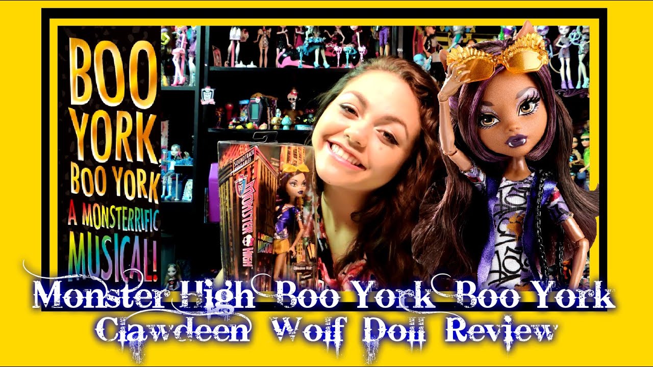 Monster High Boo York Boo York Clawdeen Wolf Doll Review by ...