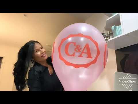 Pink C&A Balloon 🎈 Blowing Up a Big Balloon!! - YouTube