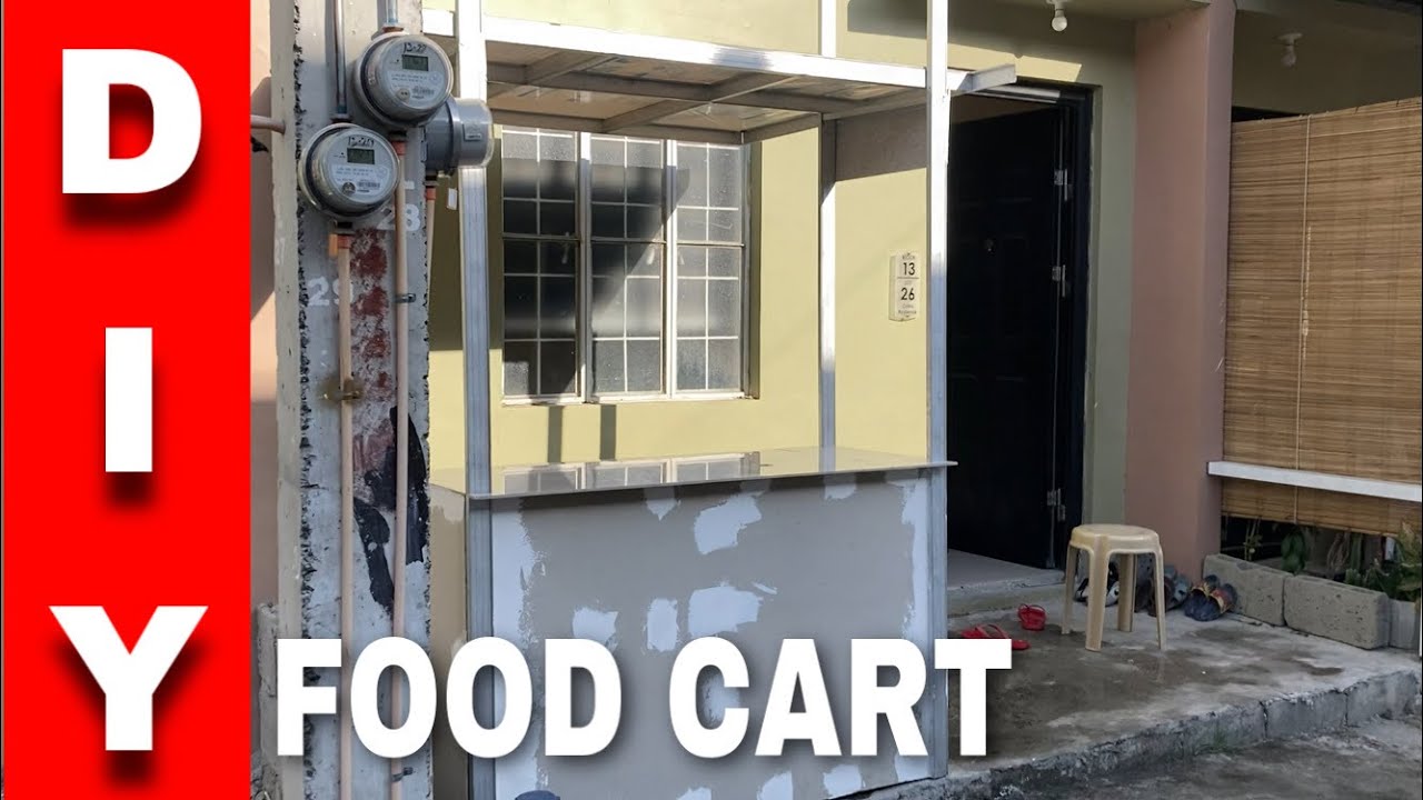 DIY | FOOD CART DESIGN IDEA😍 GAWA LANG SA METAL FURRING - YouTube