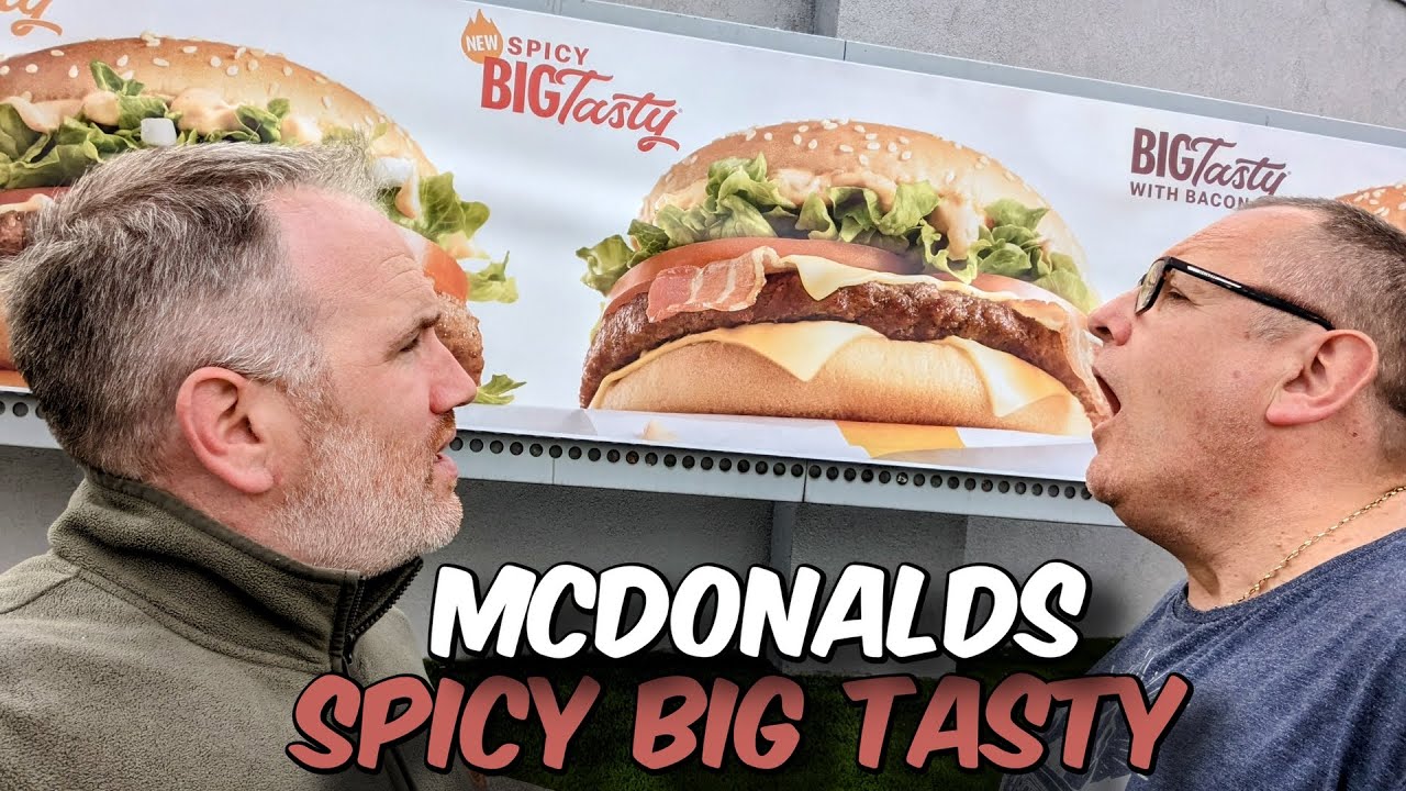 McDonald's Big Tasty Spicy Review - YouTube