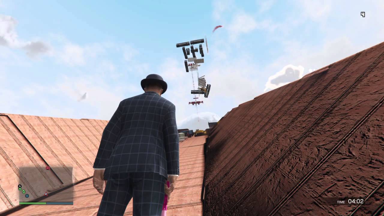 Grand Theft Auto V fall - YouTube