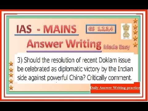 1st September - IAS Mains exam Answer Writing Practice for GS-1,2,3,4 ...