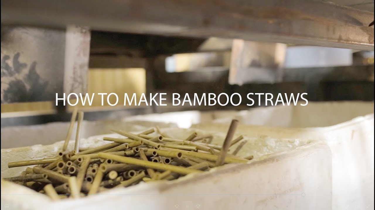 How To Make Bamboo Straws Part 1 - YouTube