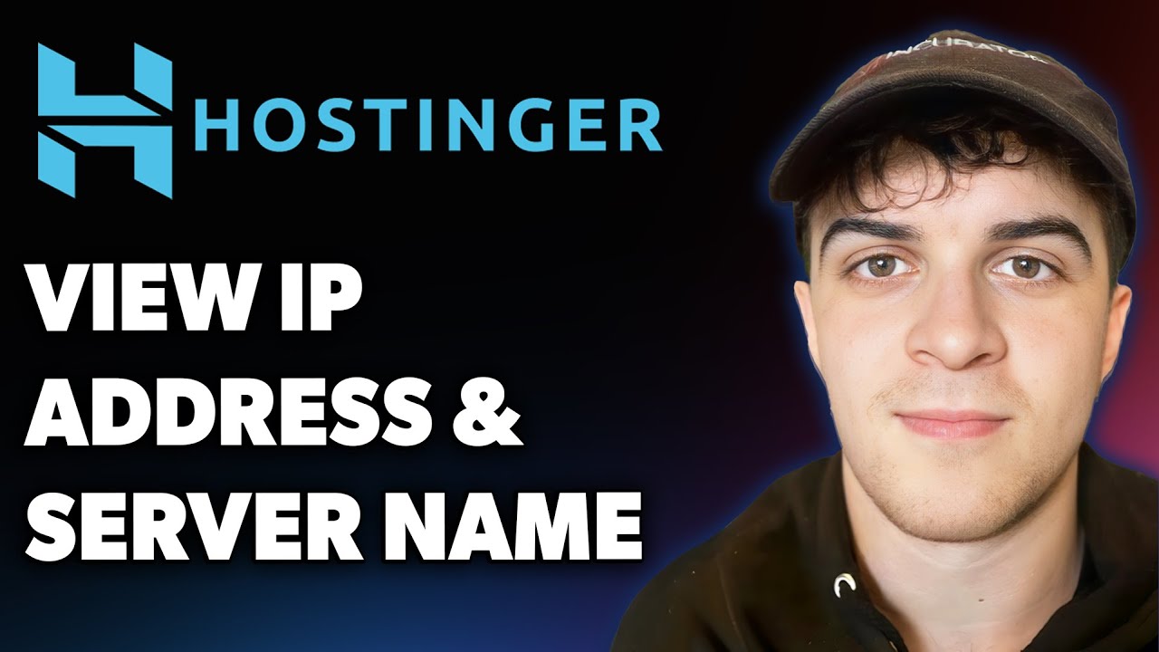 How to View Ip Address and Server Name on Hostinger (Full 2025 Guide ...