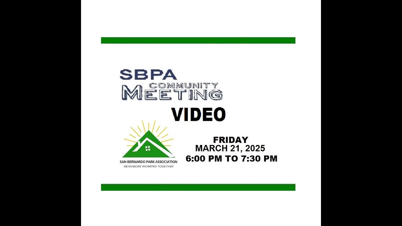 3 21 25 SBPA Virtual Community Meeting Video - YouTube