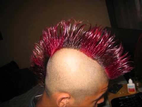 My different mohawk styles - Evolution of my mohawk - YouTube
