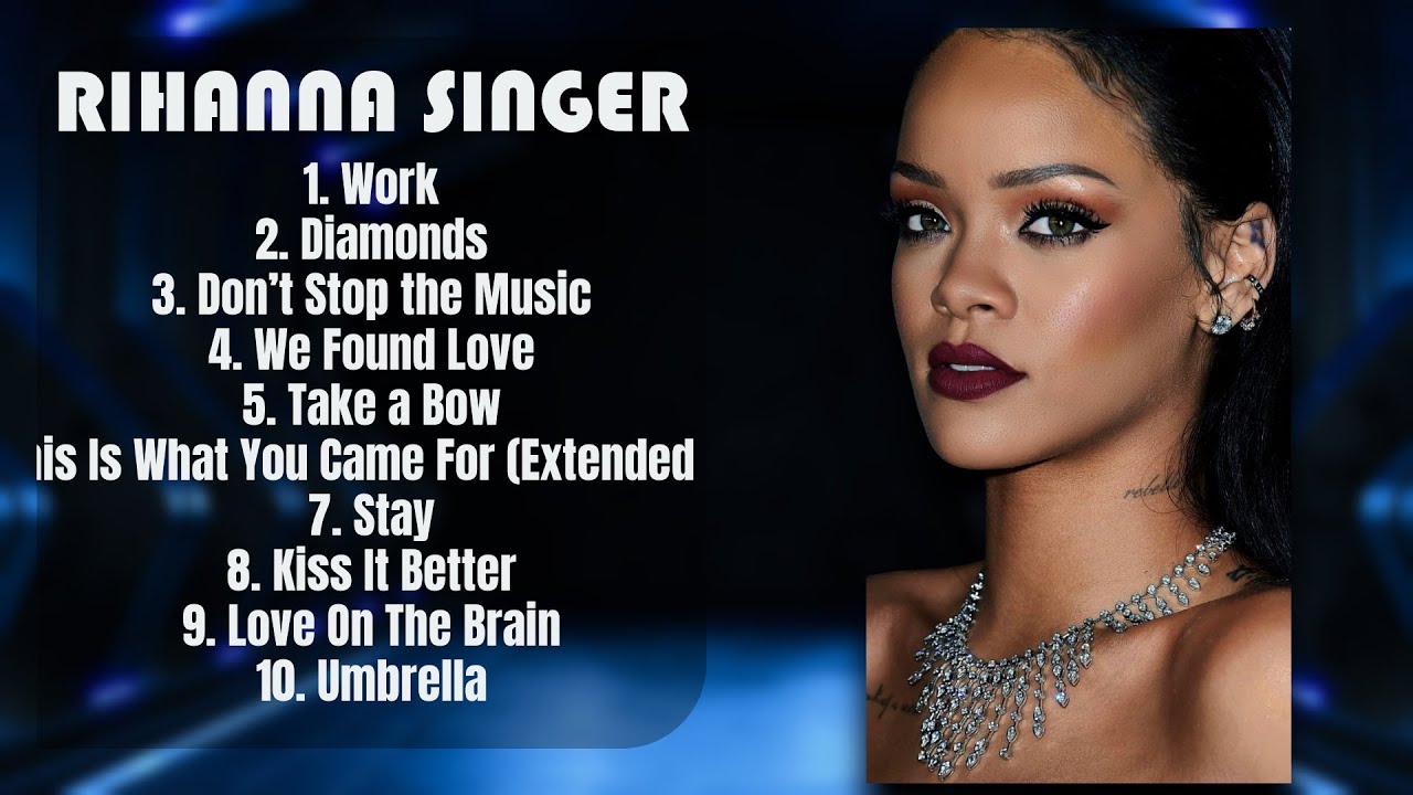 Rihanna Singer-Year's music sensation-Premier Tracks Playlist-Commended ...