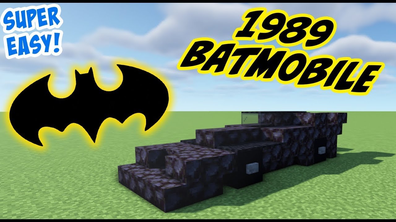 🦇🚗 "Batmobile Build 🚗 | Minecraft Tutorial | Easy Build - YouTube