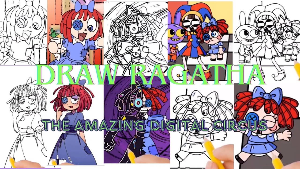 Ragatha Drawing/Ragatha the amazing digital circus - YouTube