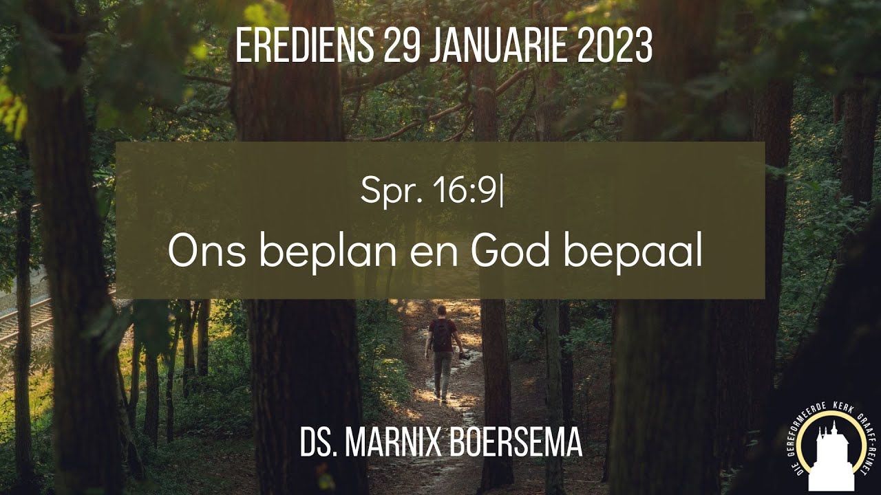 Ons beplan en God bepaal - YouTube