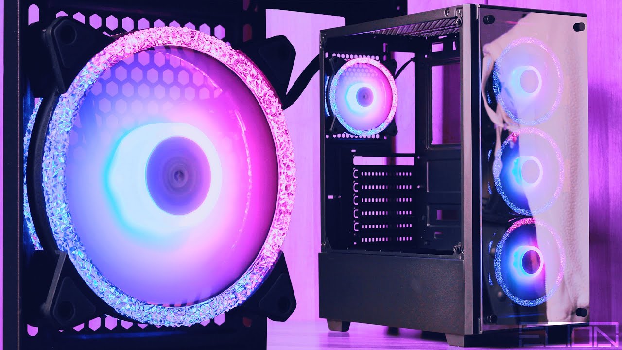 Inter-Tech C 303 Mirror Gehäuse + RS 071 Lüfter Set + RS 07 Lüfter ...