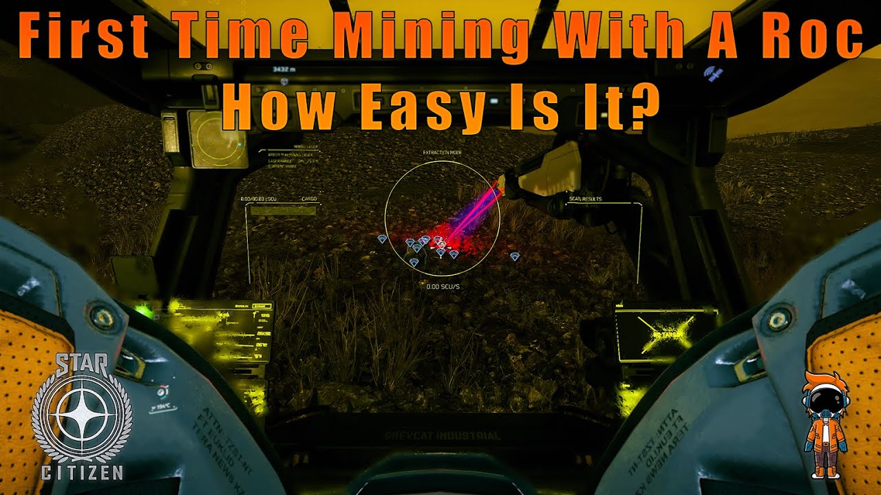 First Time Mining in a ROC, How Will I Do? - Star Citizen - YouTube