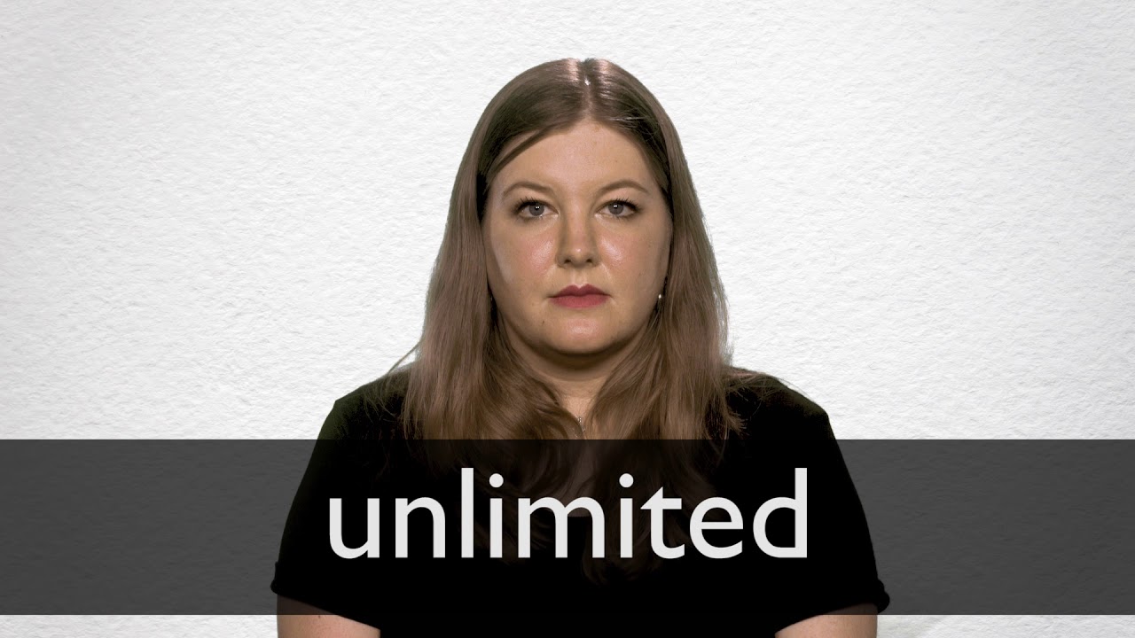 How to pronounce UNLIMITED in British English - YouTube