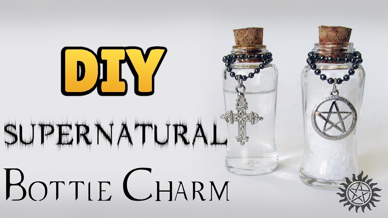 DIY: SUPERNATURAL BOTTLE CHARM | #diyhalloween #diyseriados # ...
