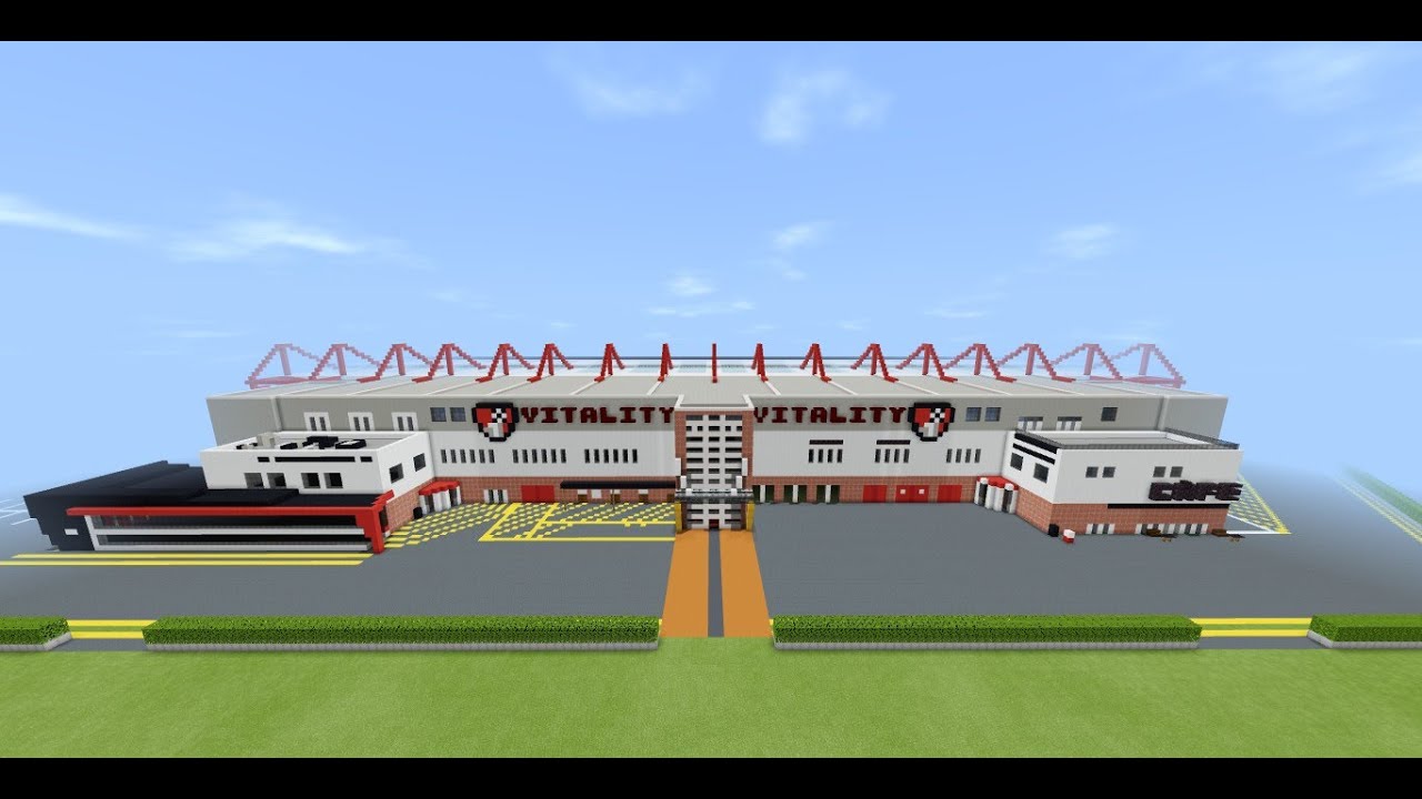 Minecraft - MEGABUILD - Vitality Stadium (AFC Bournemouth) + DOWNLOAD ...
