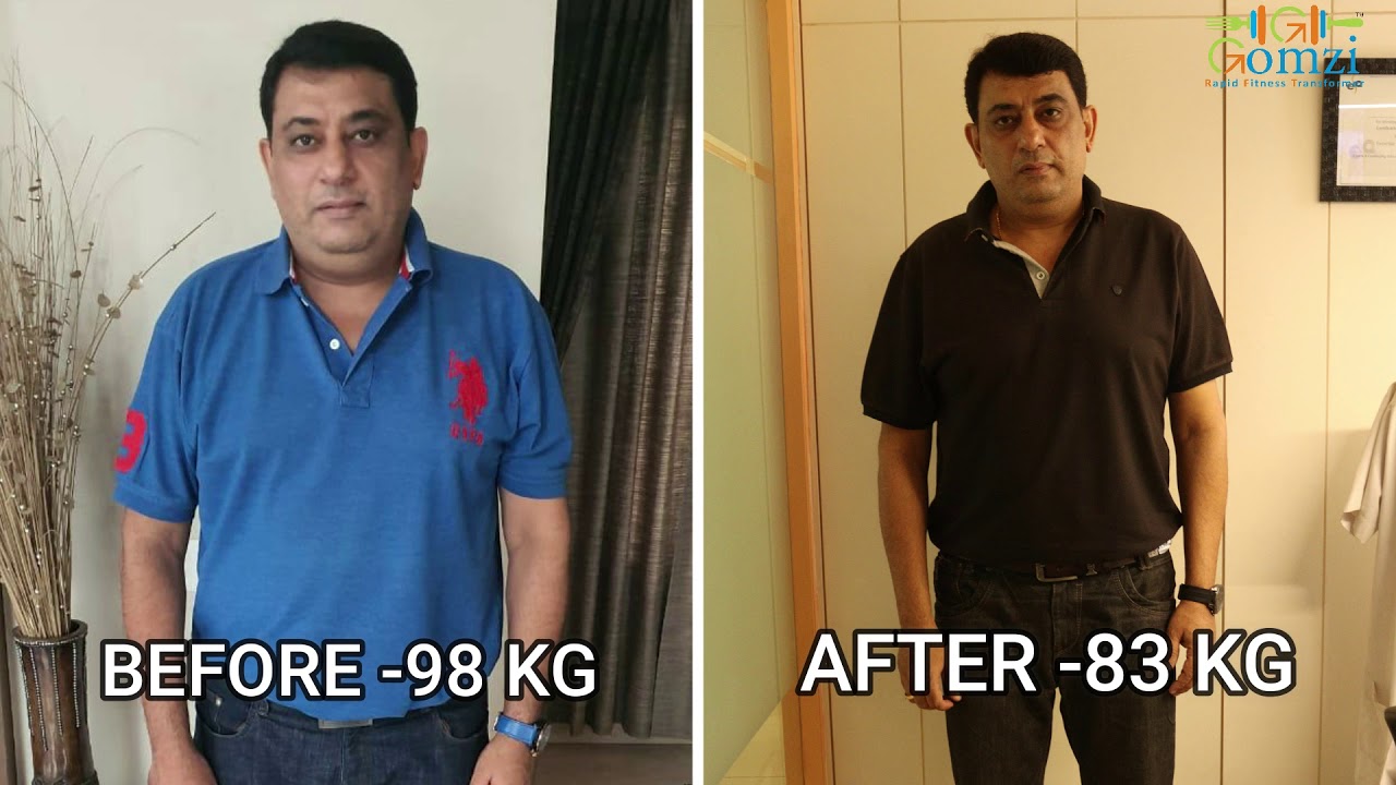 Weight Loss Transformation 98kg To 83kg 3 Month FitnesswithGomzi