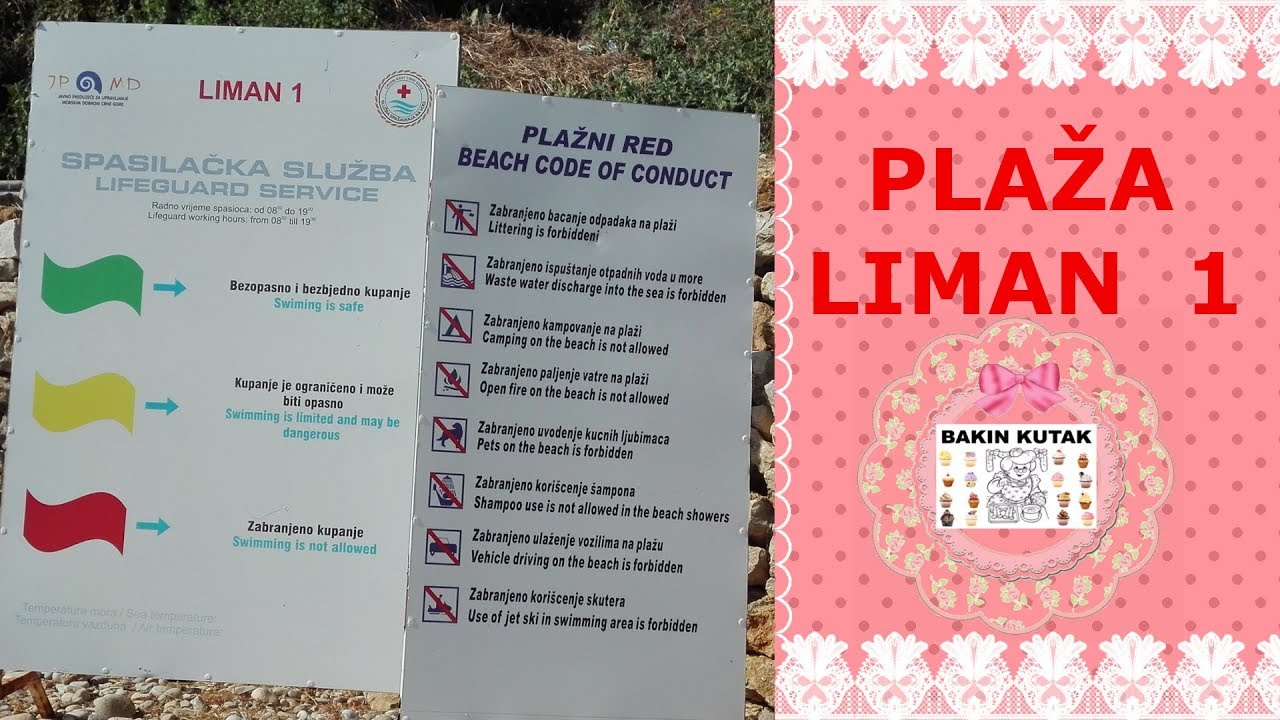 Ulcinj - Plaža Liman 1 - YouTube