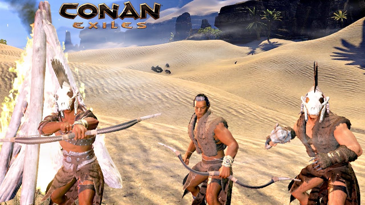 DESERT DOGS CAMP BONANZA | Conan Exiles Modded - YouTube