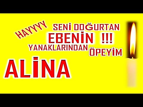 İyi ki Doğdun Alina İsme Özel Komik Doğum Günü Şarkısı