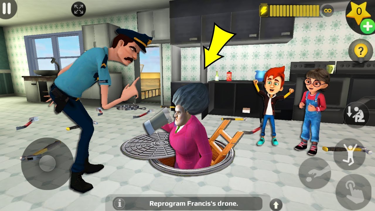 Scary Teacher 3D Miss T New Power Update Gameplay , Special Episode ...