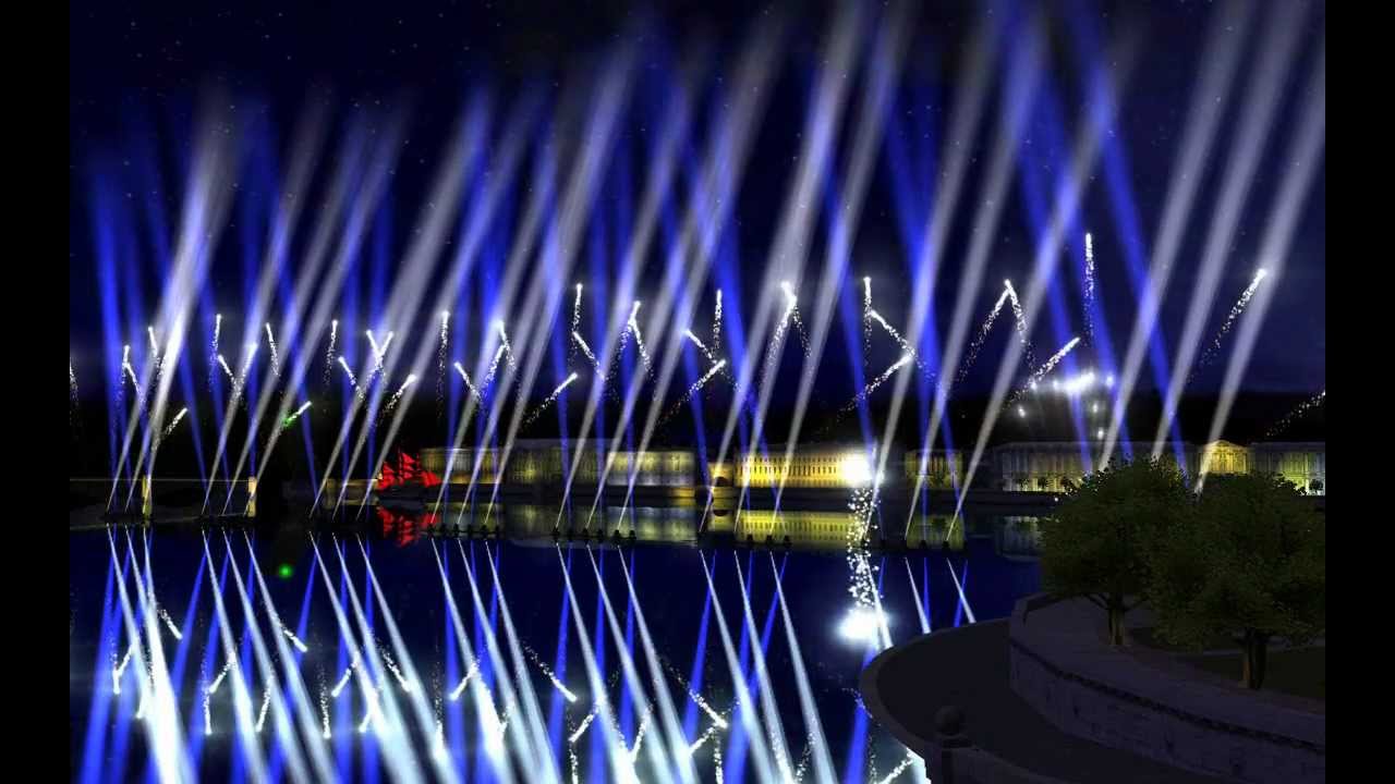 Scarlet Sails RCT3 Fireworks show - YouTube