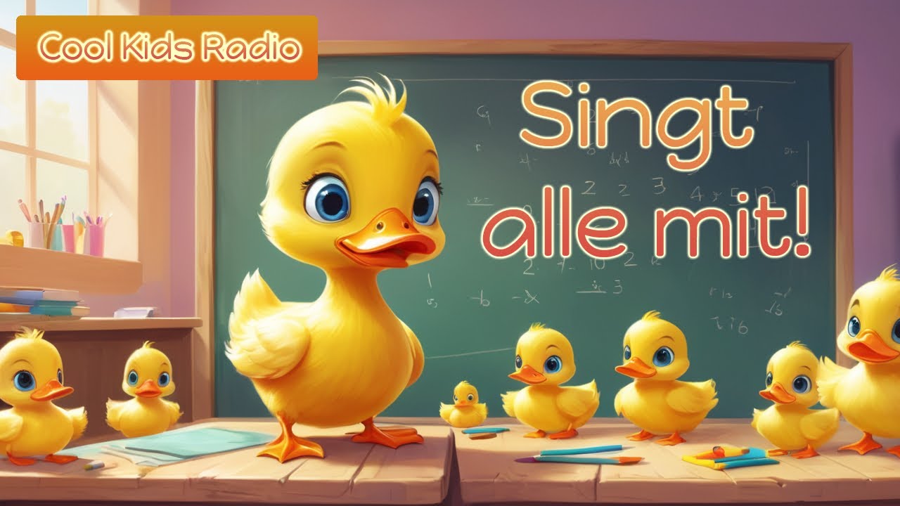 Quak, das gelbe Entchen – Ein fröhliches Kinderlied zum Mitsingen und ...