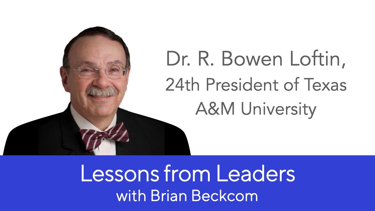 Inside the 100 Year Decision: A Conversation with Dr. Bowen Loftin ...