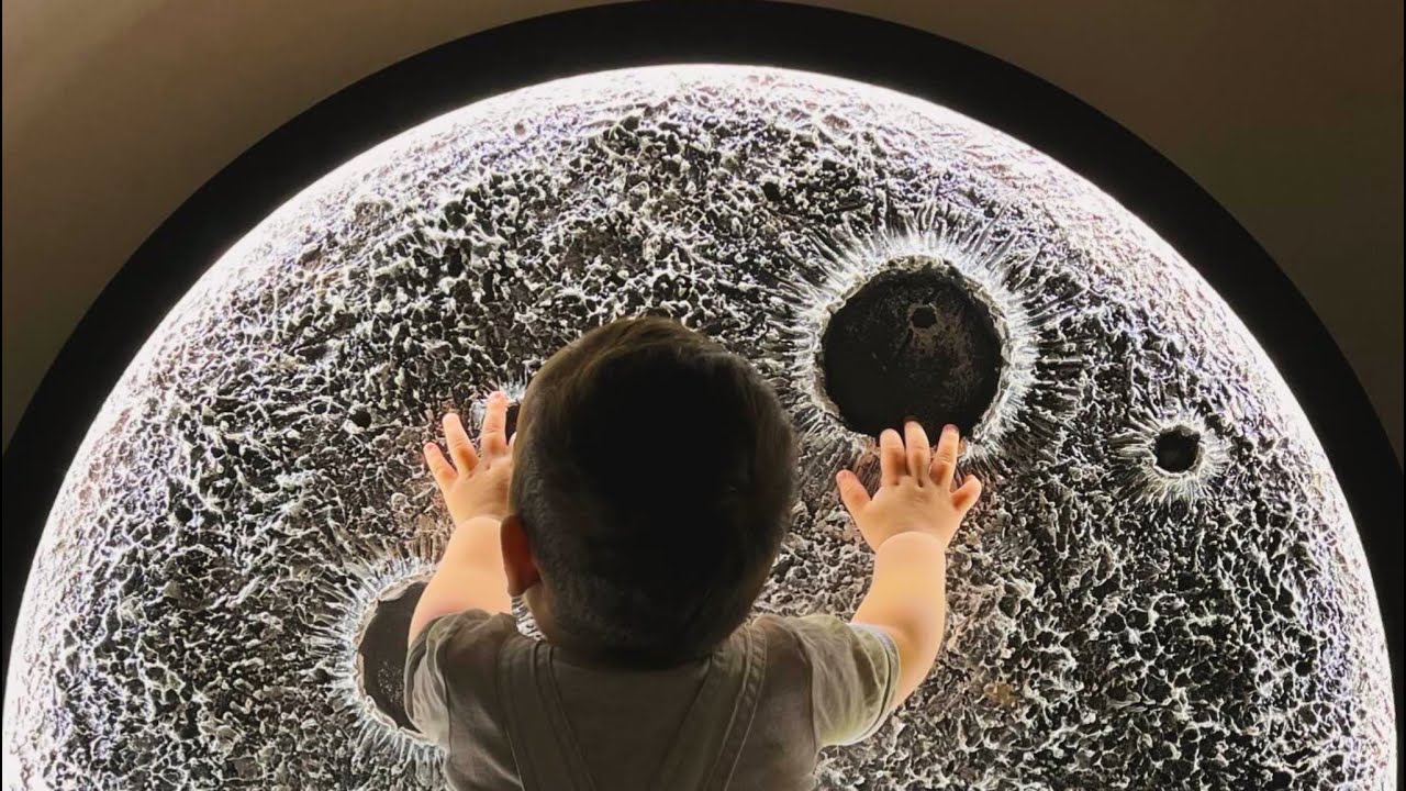 Making your own moon very easy with texture/diy moon 3d textured wall ...