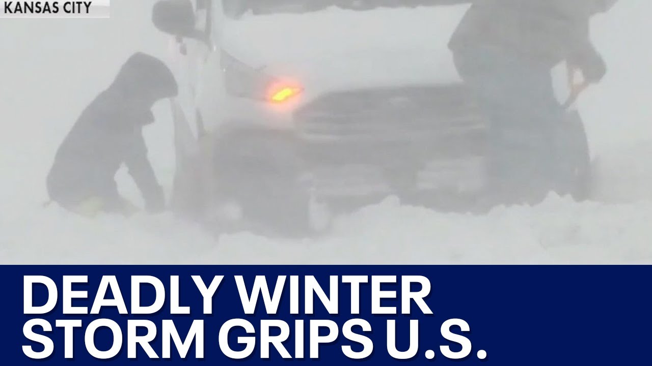 First winter storm of 2025 slams parts of the U.S. - YouTube