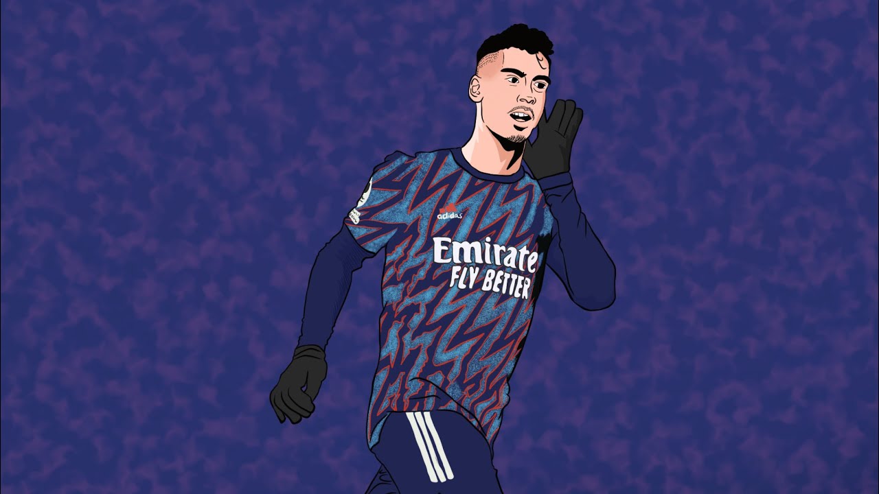 Gabriel Martinelli Illustration (Speedart) - YouTube