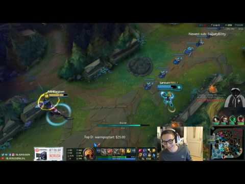 Bjergsen Ganked By Mom on Stream