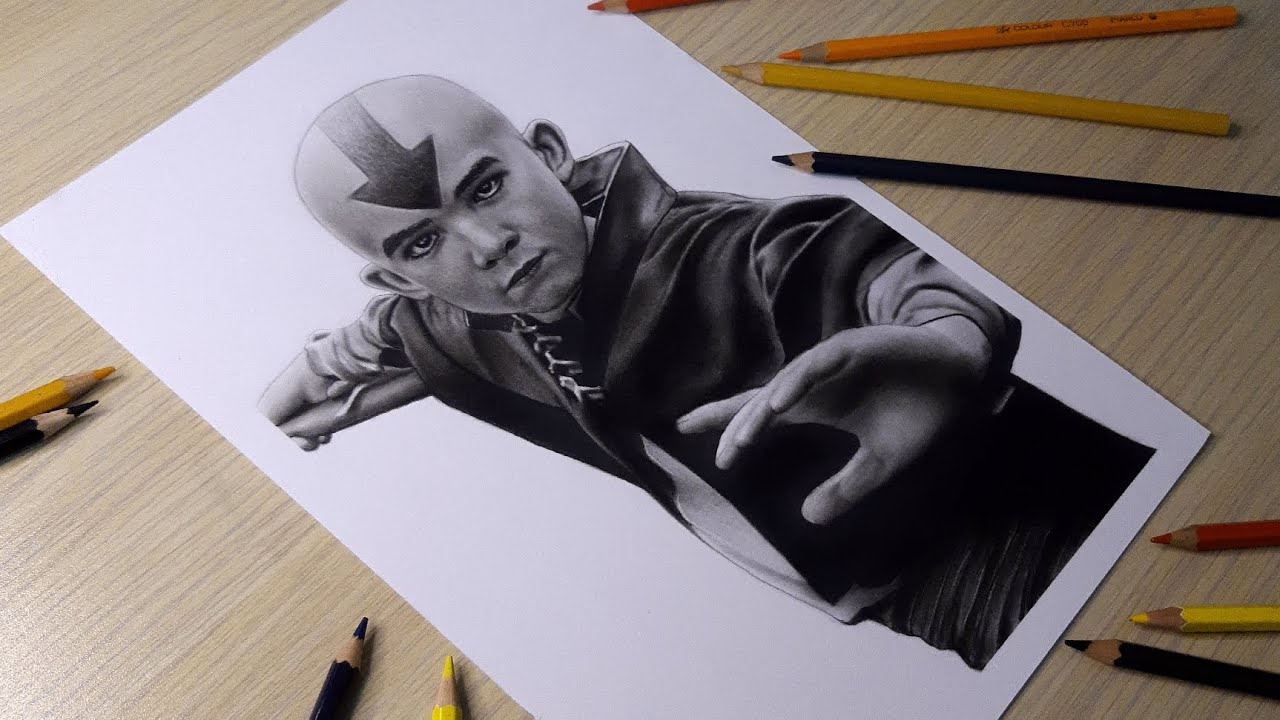 Drawing Avatar the last airbender, Time_lapse - YouTube
