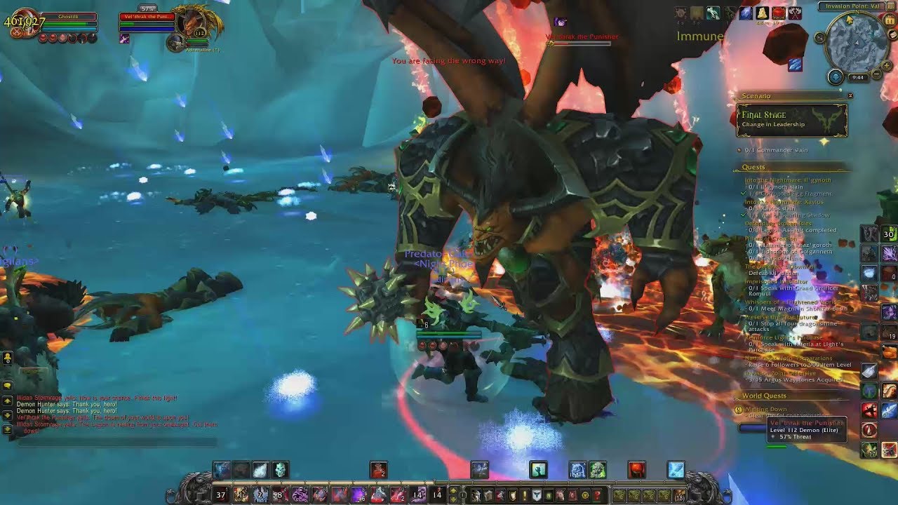 WoW Legion Shadows of Argus *13* Melting Down - Invasion Point Val ...