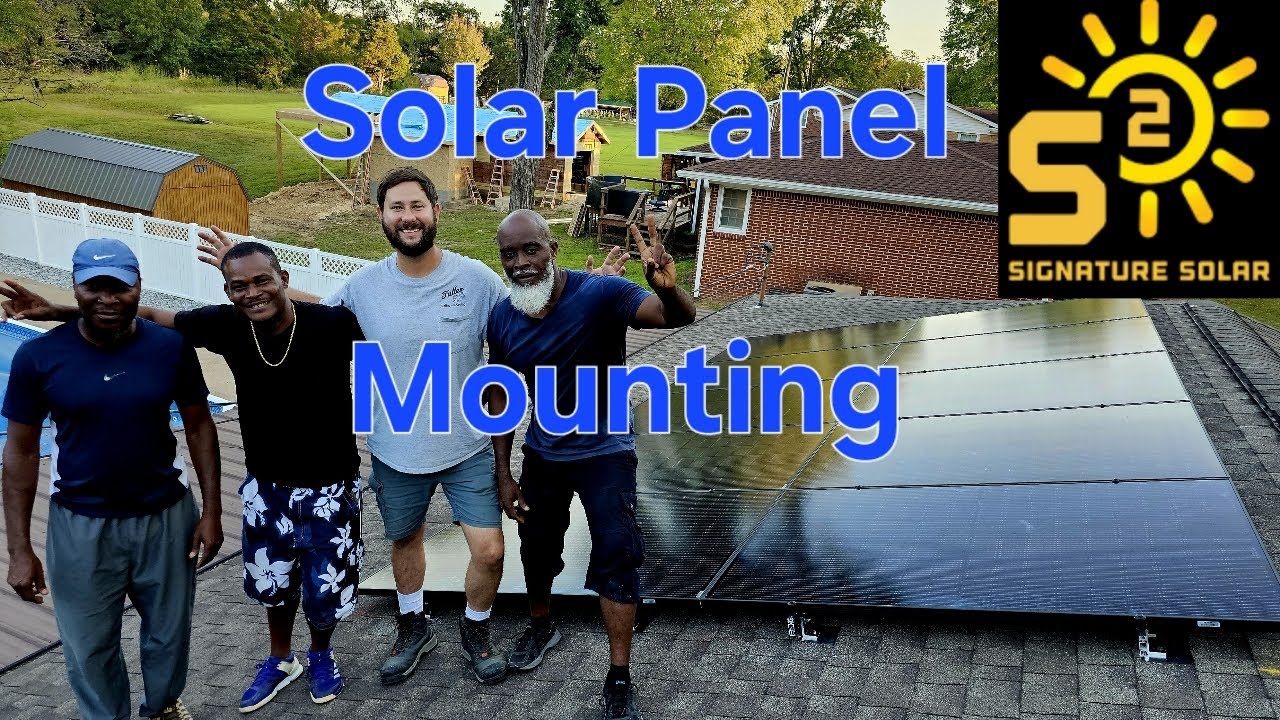 How to Mount Solar Panels on your Roof (Beginners Guide) - YouTube