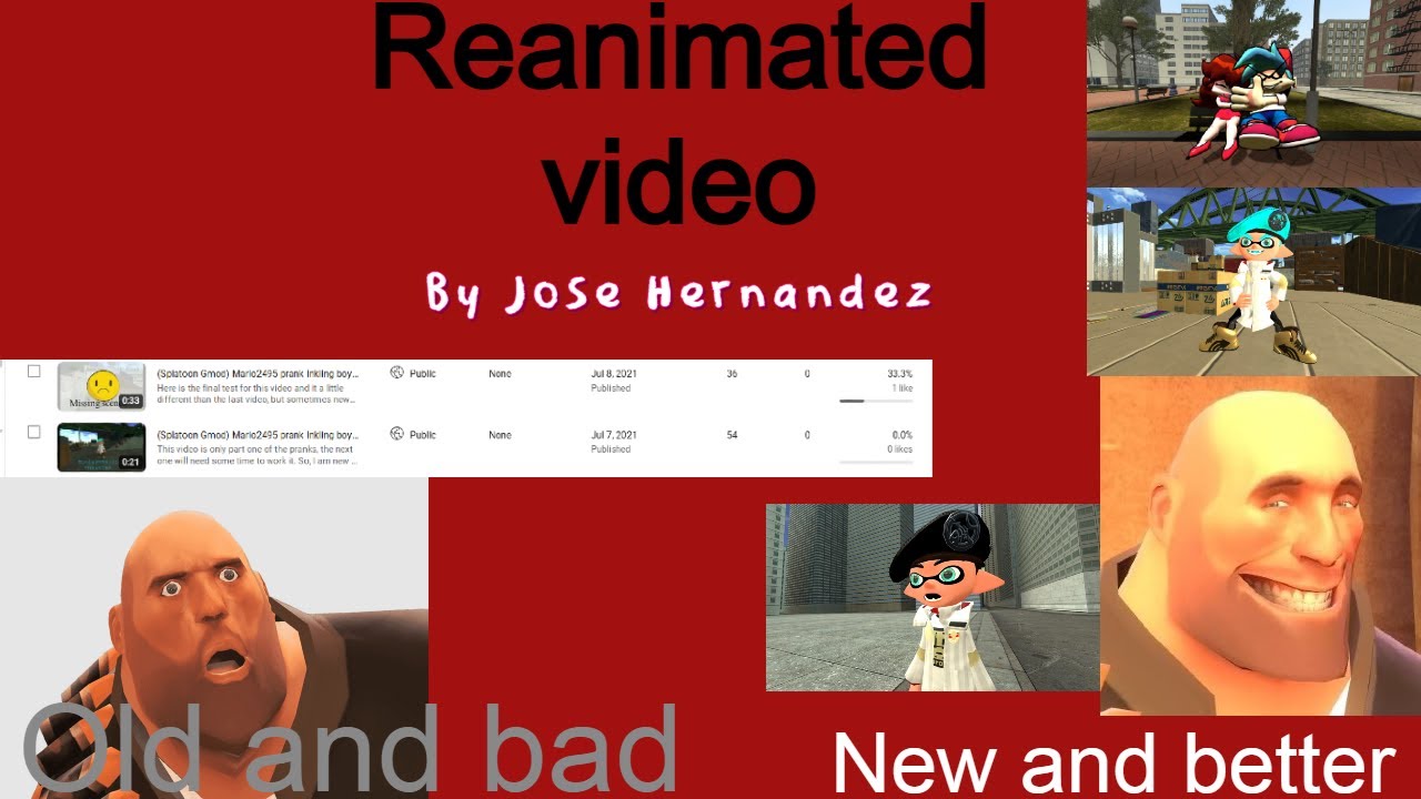 (Splatoon GMOD) Reanimated video (Stop motion/screenshot animation ...