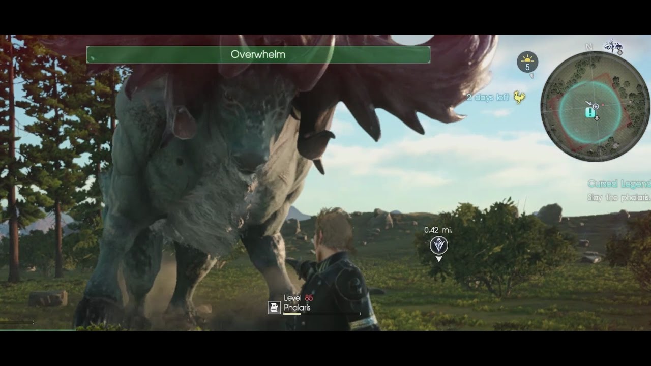 Final Fantasy XV - Side Quest - Cursed Legend - YouTube