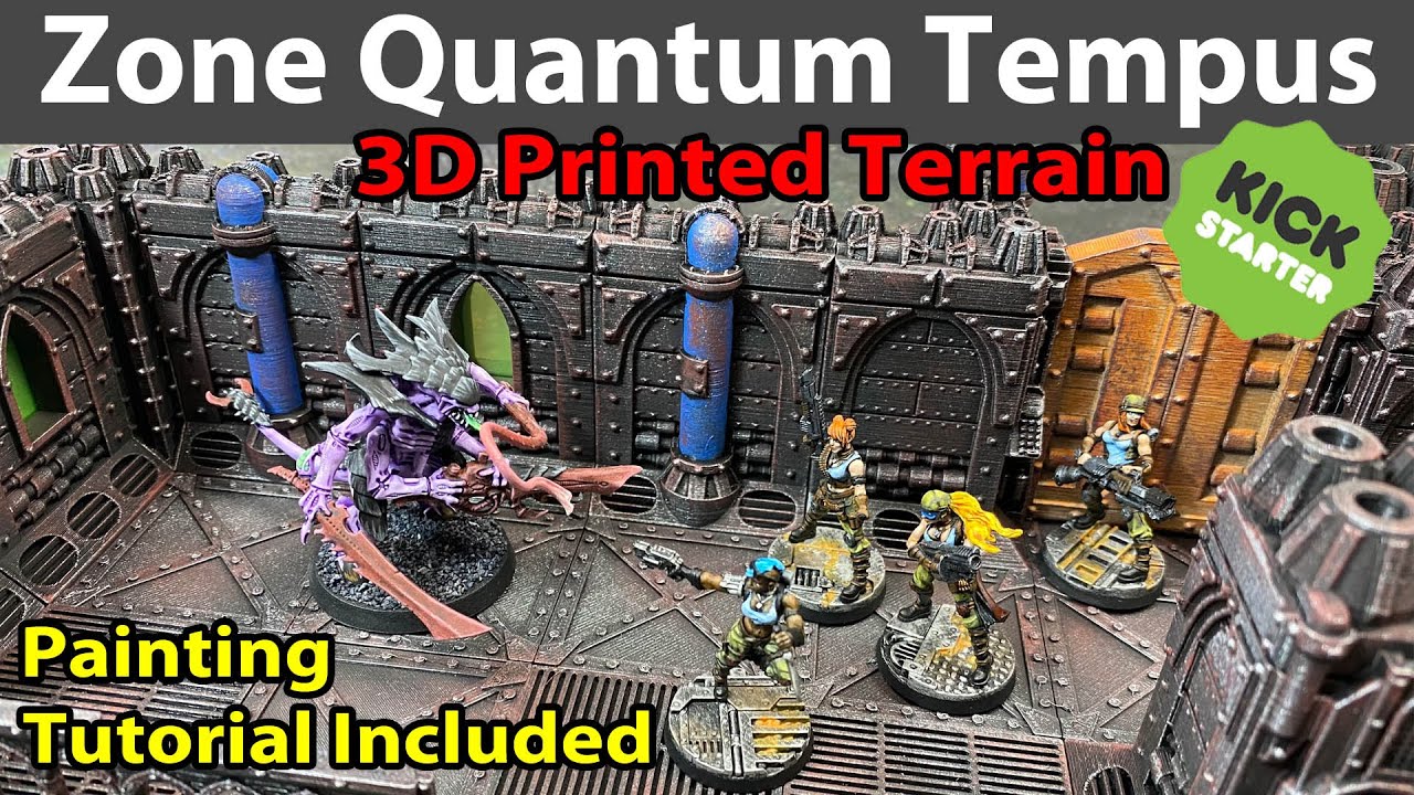 Zone Quantum Tempus 3D Printable Sci-Fi Terrain Kickstarter - YouTube