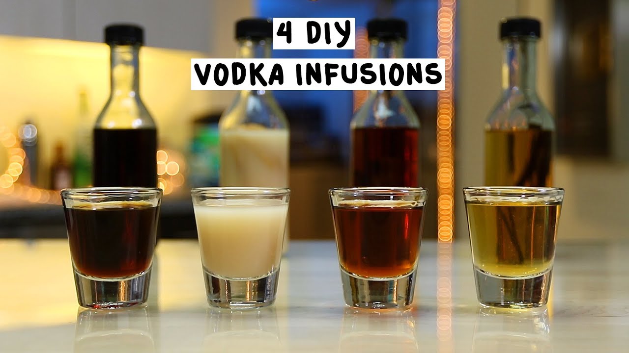 Four DIY Vodka Infusions - YouTube