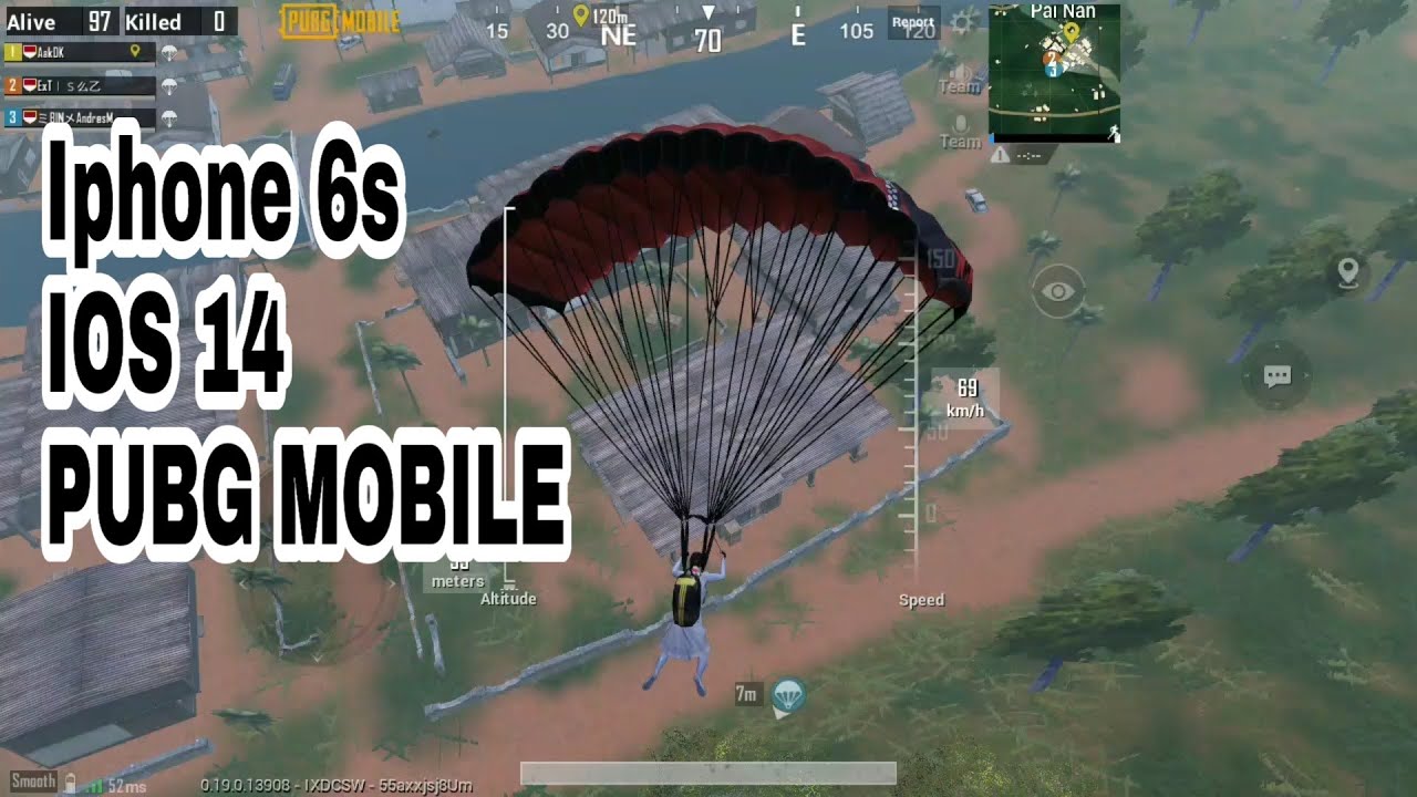 IPHONE 6S IOS 14 PUBG MOBILE - YouTube