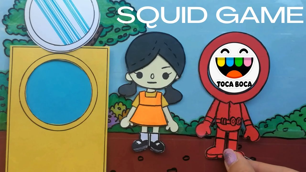 Toca Boca, How to Make The Squid Game Paper, Paper DIY - YouTube