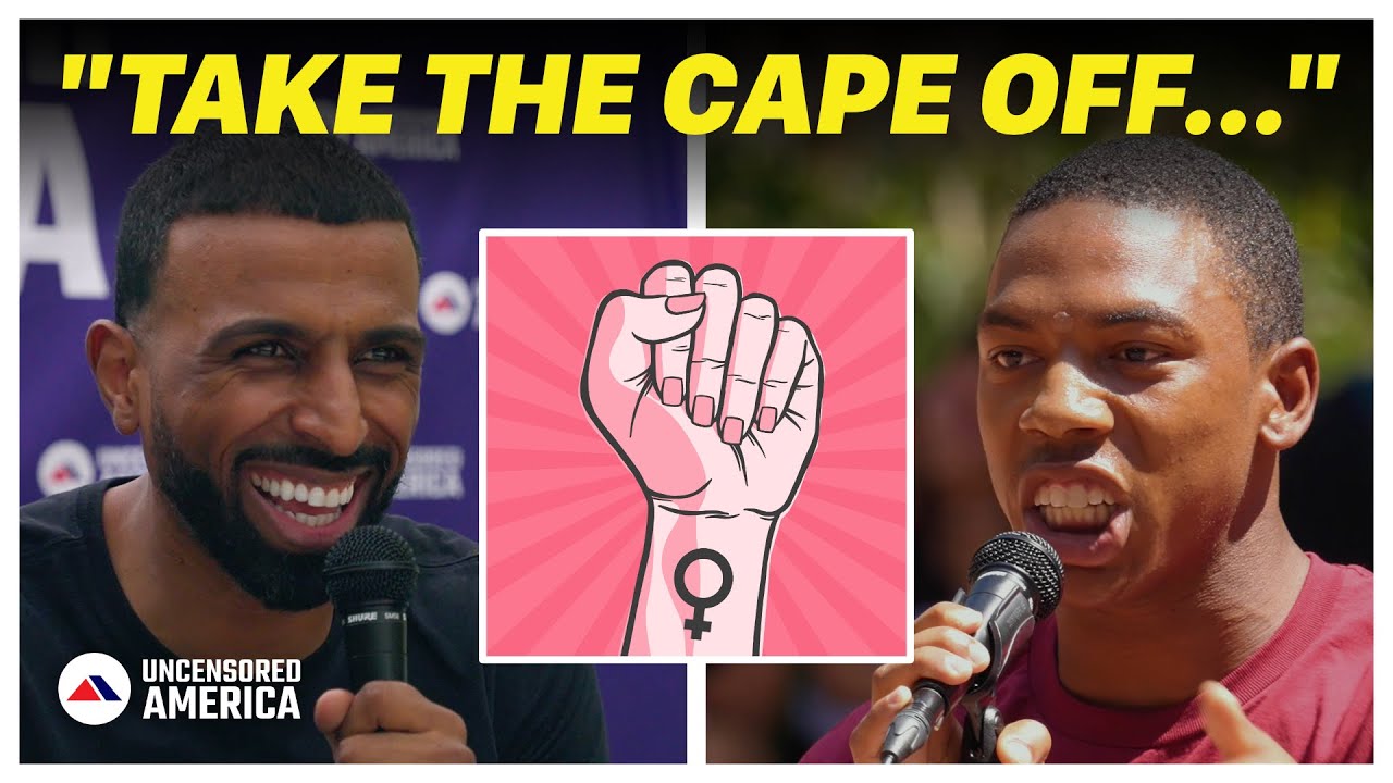 Myron Gaines DEBATES Angry Student on Black Crime and Feminism - YouTube