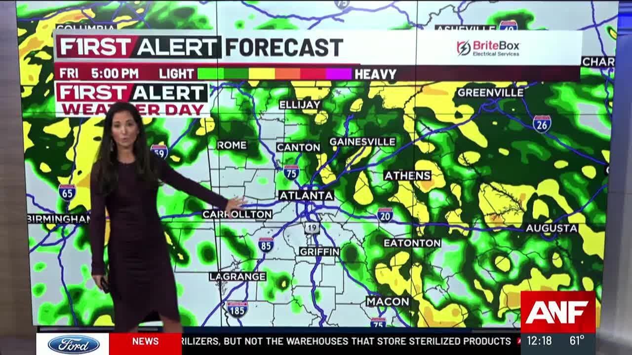 FIRST ALERT: A Wet Friday; Rain Lingers Saturday - YouTube