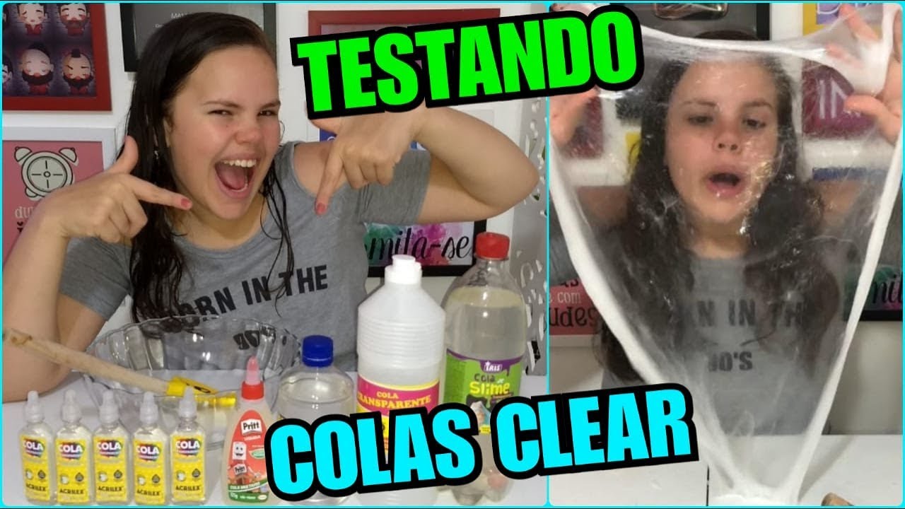 TESTANDO COLAS CLEAR - Qual é a Melhor? - YouTube