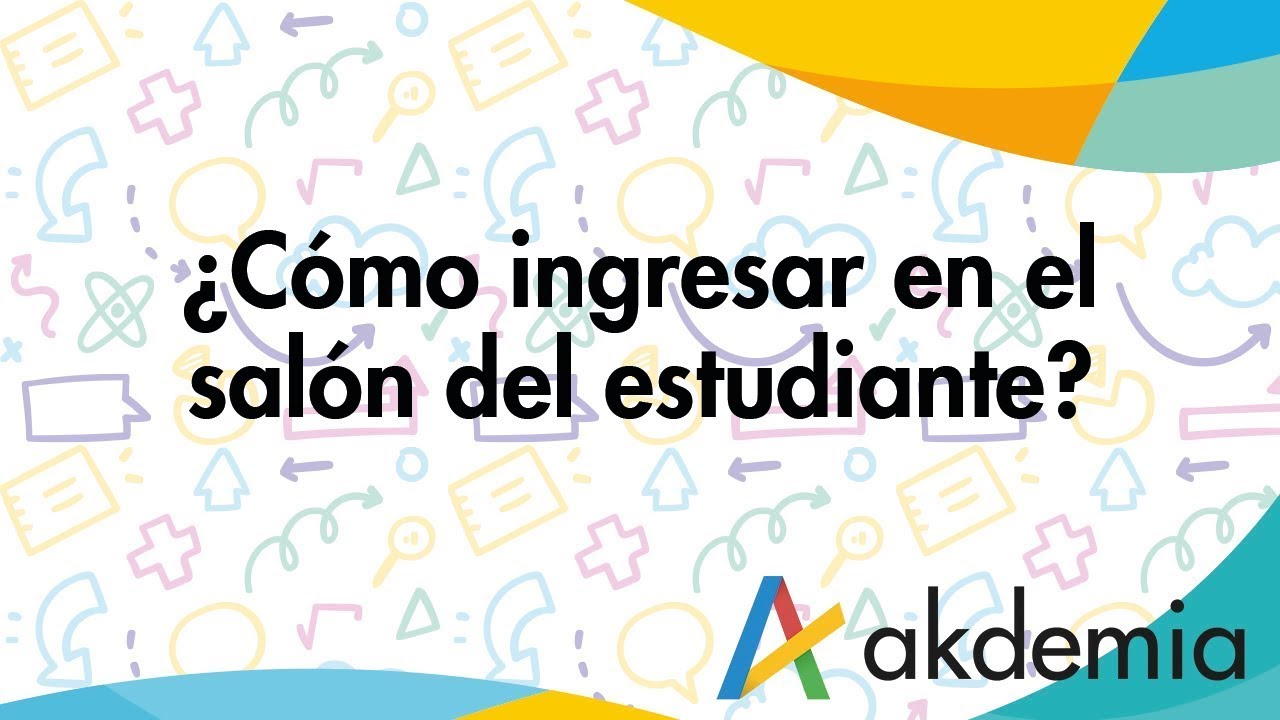 ¿Cómo ingresar en el salón del estudiante? (Primaria e Inicial) - YouTube