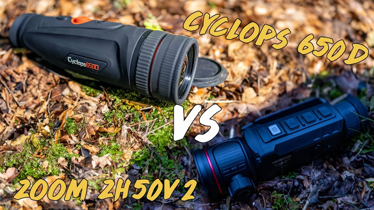 Vergleich - ThermTec Cyclops 650D vs. InfiRay Zoom ZH50v2 - YouTube