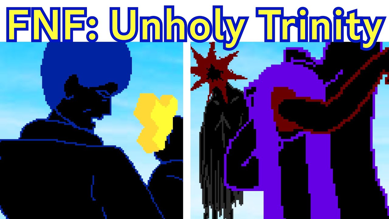 FNF New Amazing Faith Mod! FNF: UNHOLY TRINITY (John Faith, Amy ...