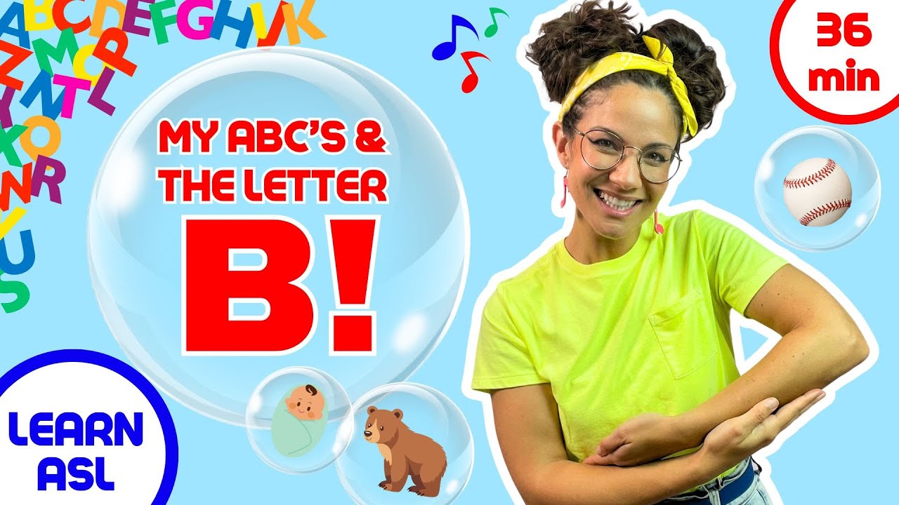 Learn ABC'S - The Letter B | Musical Education for Preschool, Toddlers ...